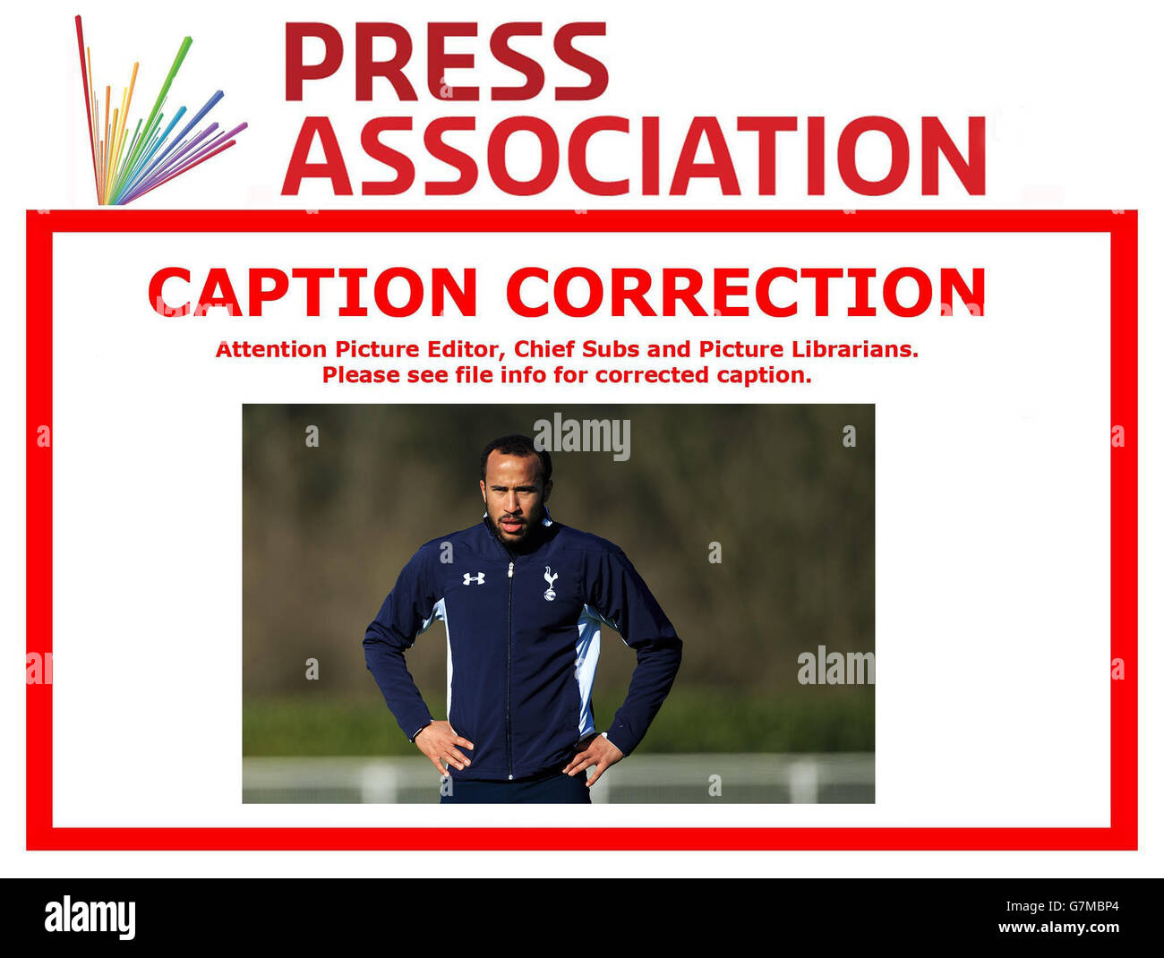 Tottenham hotspurs townsend during training session at thfc training ...