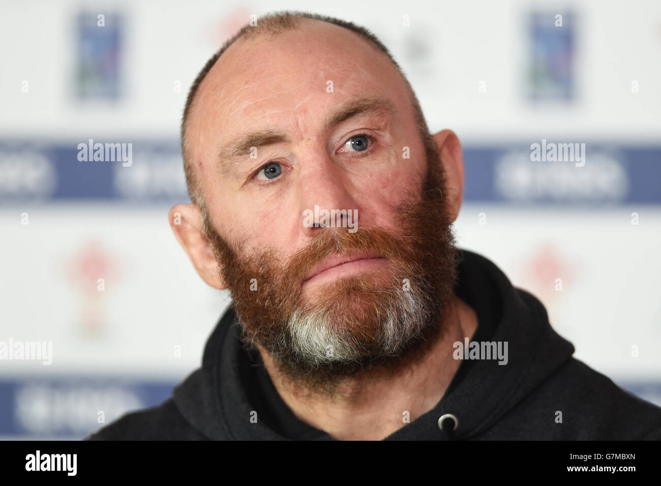 Wales forwards coach Robin McBryde during a press conference at The ...