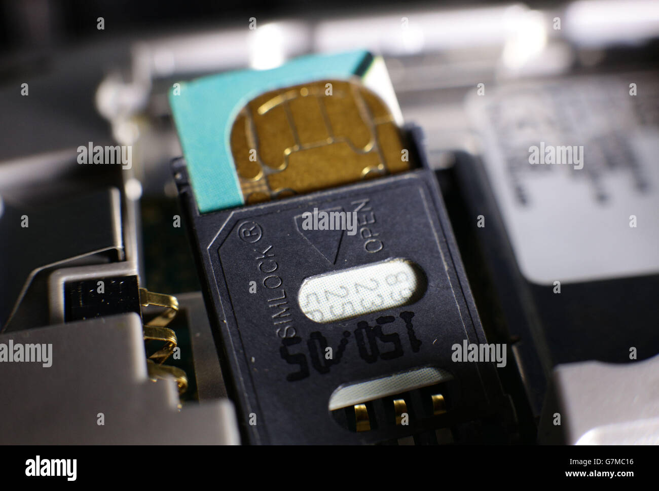Phone Sim Card Hacking Stock Photo - Alamy