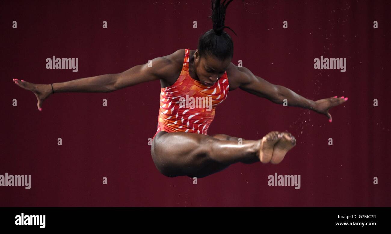 Plymouth Diving's Rhea Gayle on her way to winning the Women's 1m Final ...
