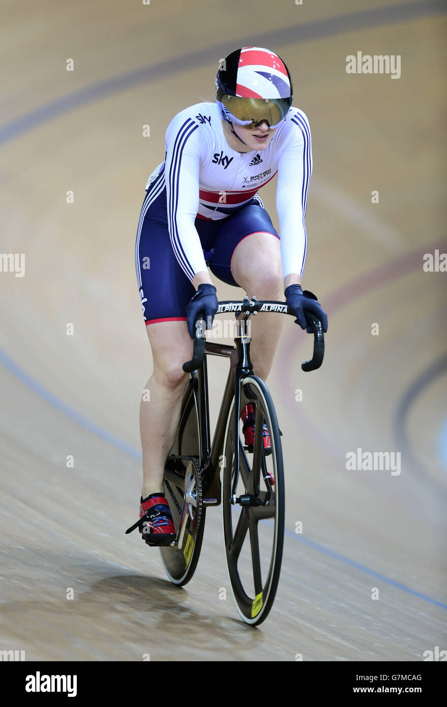 Great Britain's Victoria Williamson in the Women's Sprint 1/8 Finals ...