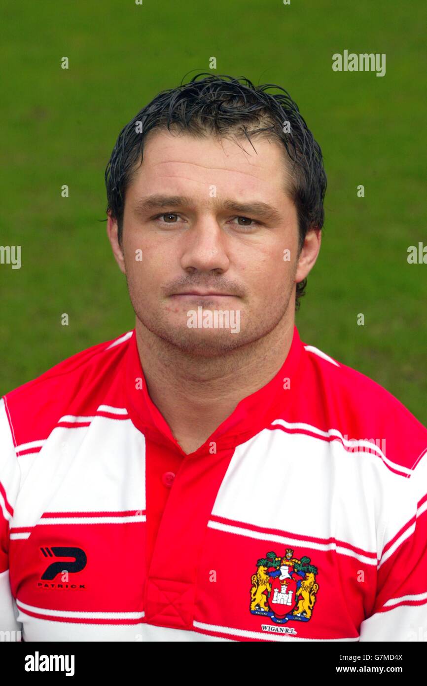 Rugby League - Wigan Warriors Photocall. Terry Newton, Wigan Warriors ...