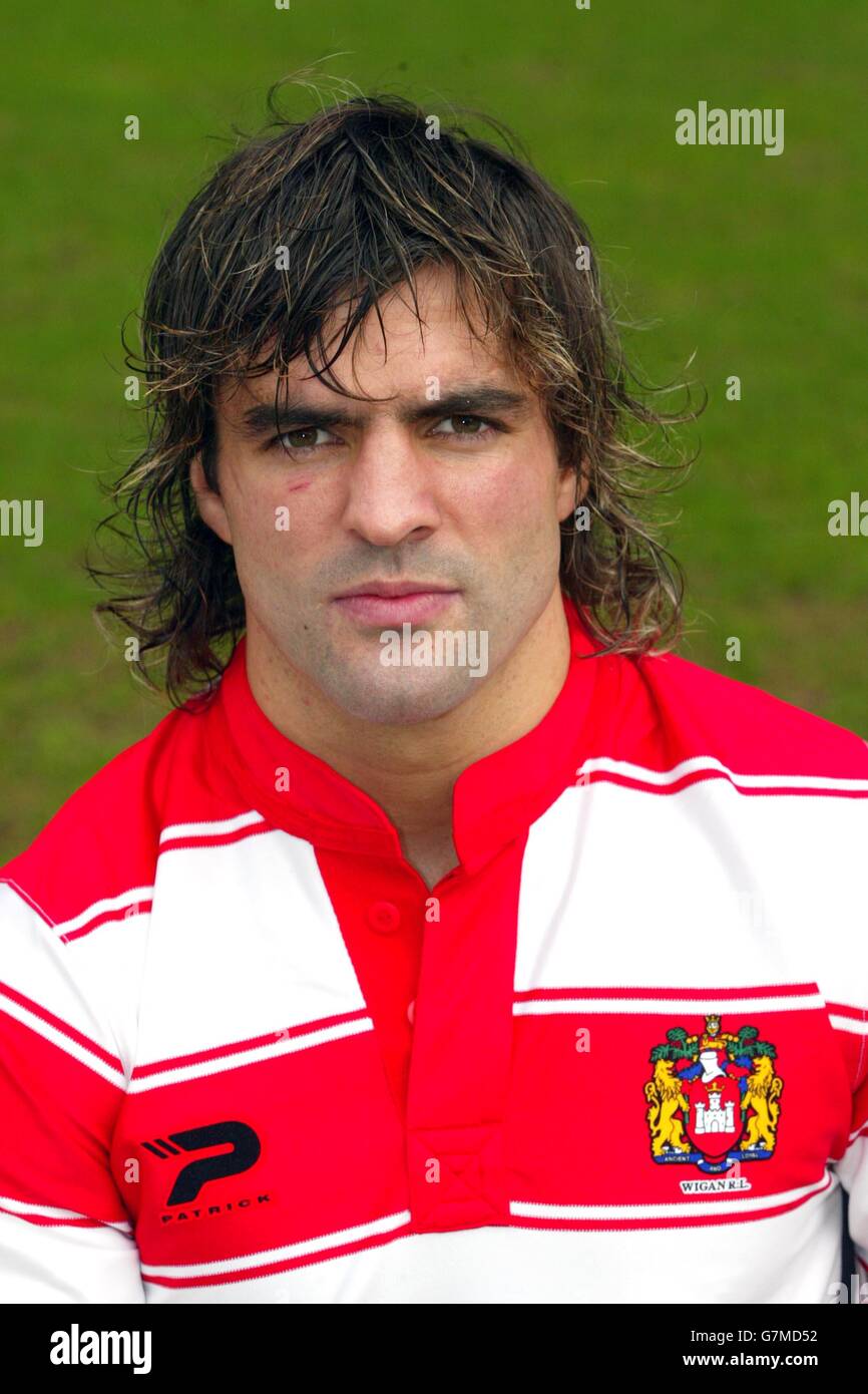 Rugby League - Wigan Warriors Photocall. Brian Carney, Wigan Warriors ...