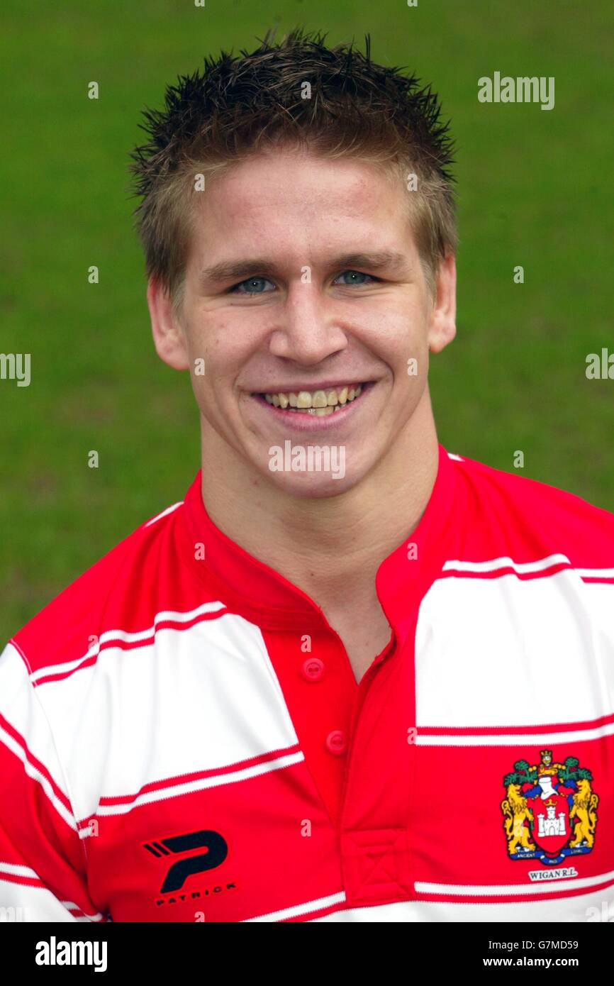 Rugby League - Wigan Warriors Photocall. Wayne Godwin, Wigan Warriors ...