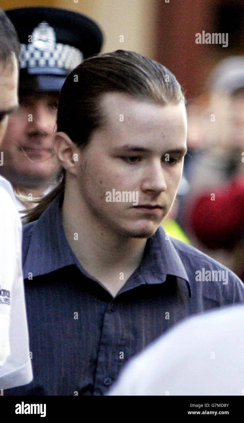 Jodi Jones Murder Trial Luke Mitchell Leaving The High Court After
