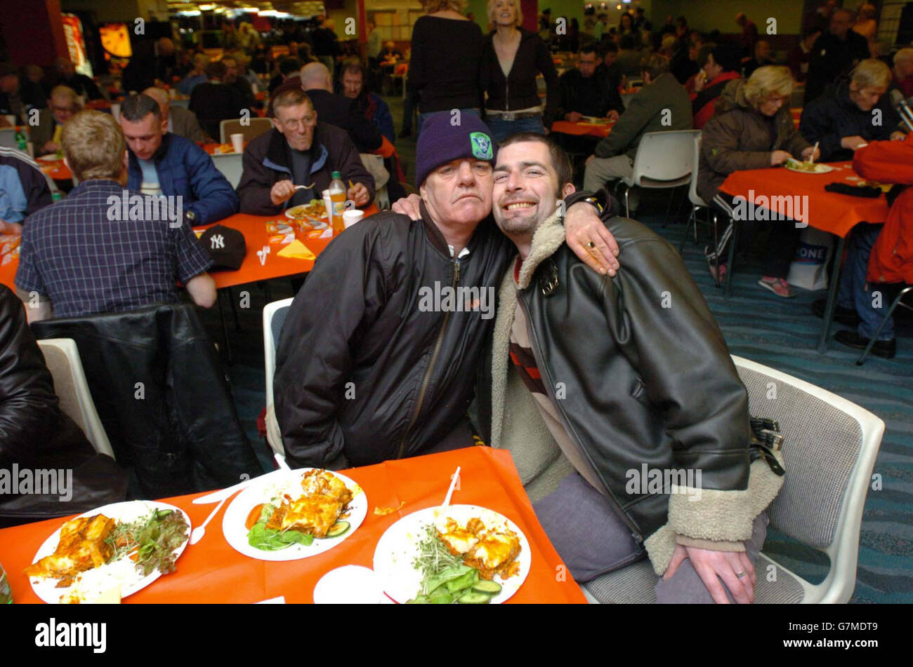 45th annual Lion's Club homeless party - Irish Life Mall Stock Photo ...