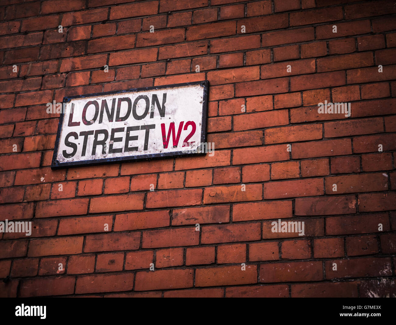 London Street Sign Stock Photo - Alamy