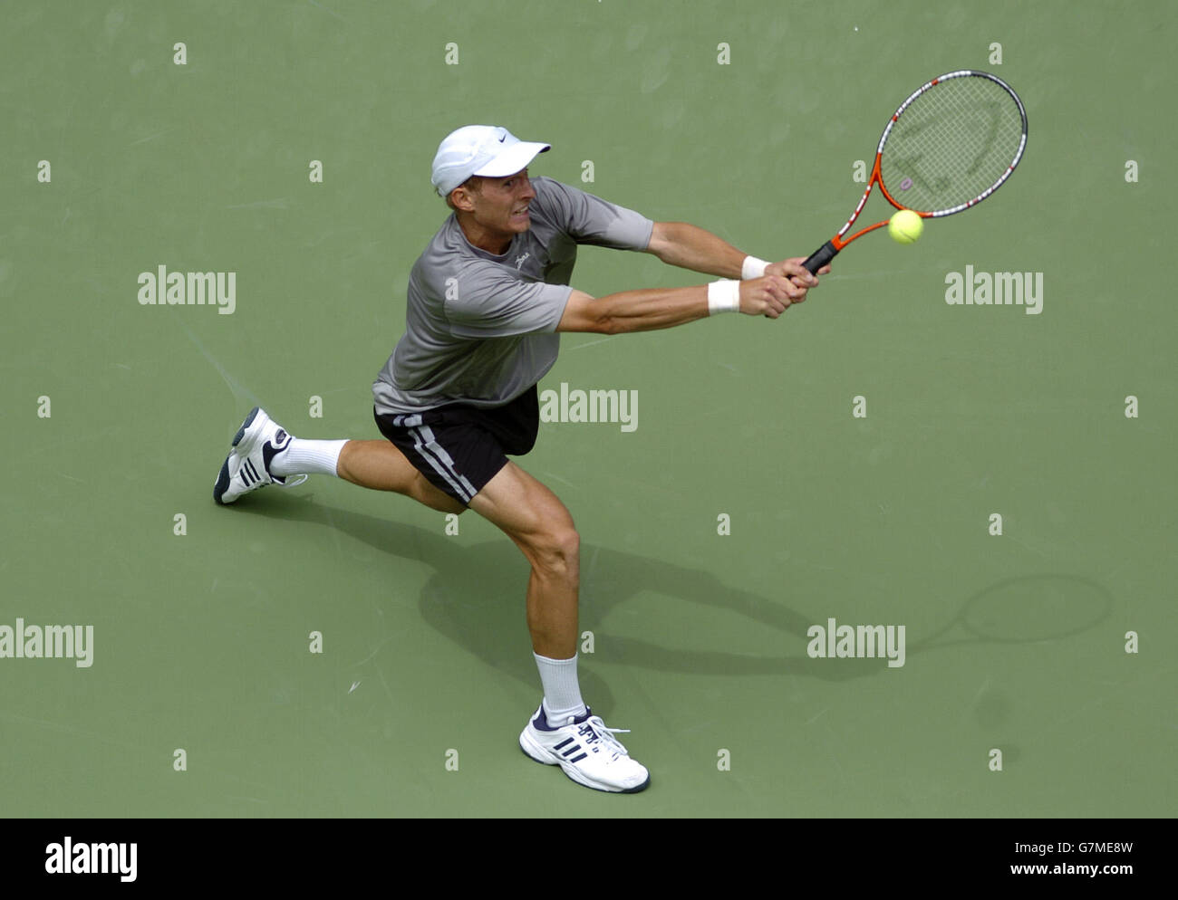 Tennis - Australian Open 2005 - Men's Third Round. Nikolay Davydenko in ...