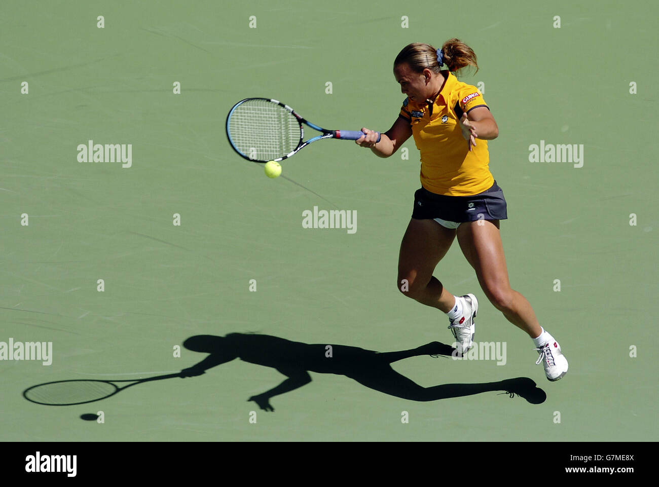 Tatiana Panova in action during her match against Alicia Molik Stock ...