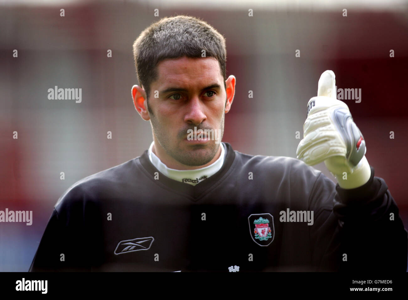 Liverpool gives the thumbs up to the fans hi-res stock photography and ...