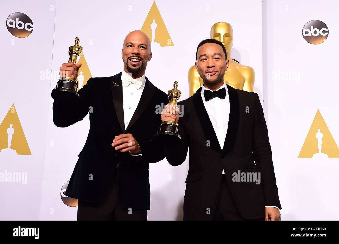 Common and John Legend (right) with the Original Song Award for Glory ...