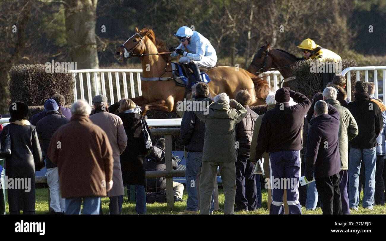 Crown Racing Beginners' Chase at Fontwell racecourse. Bubble Boy ...