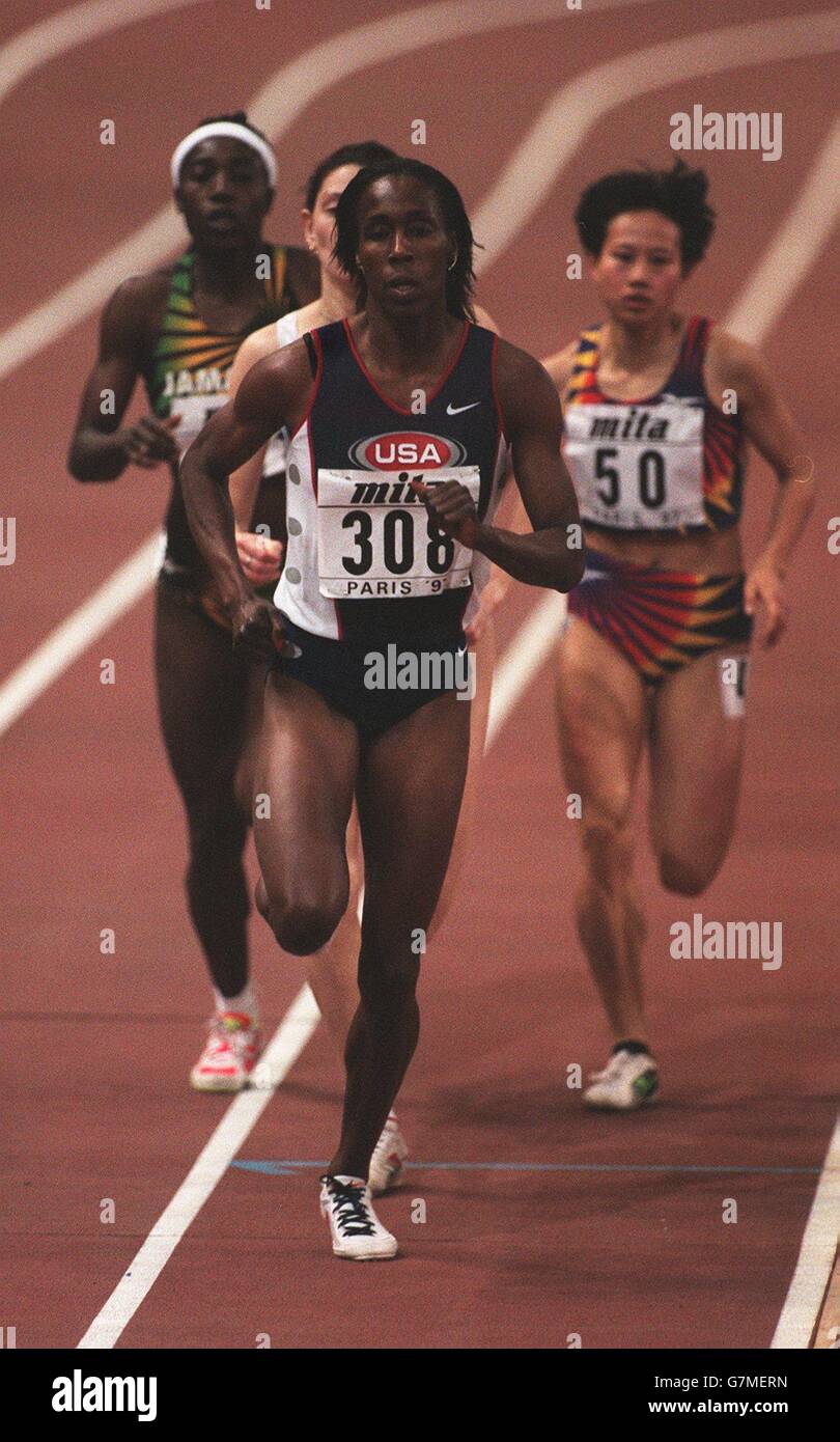 Athletics - 6th IAAF World Indoor Championships. Joetta Clark, USA ...