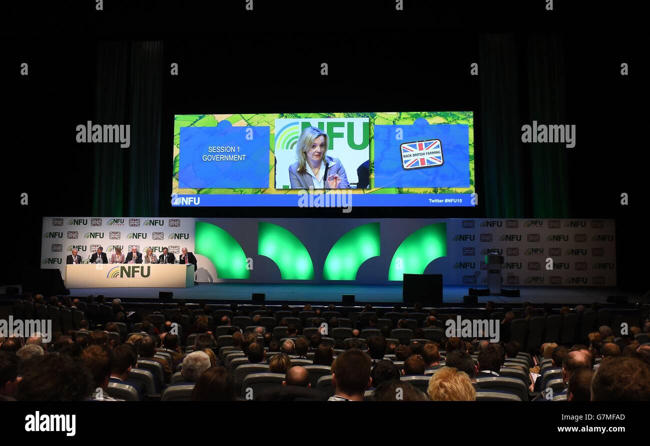 The national farmers union conference 2015 at the icc hi-res stock ...