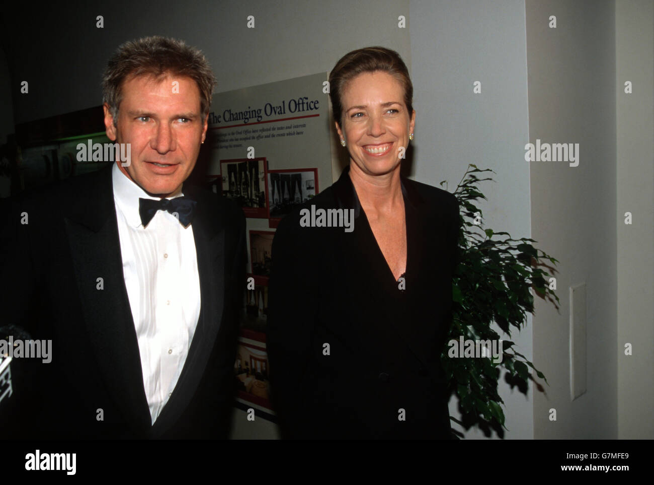 Actor Harrison Ford and wife screen writer Melissa Mathison arrive for ...