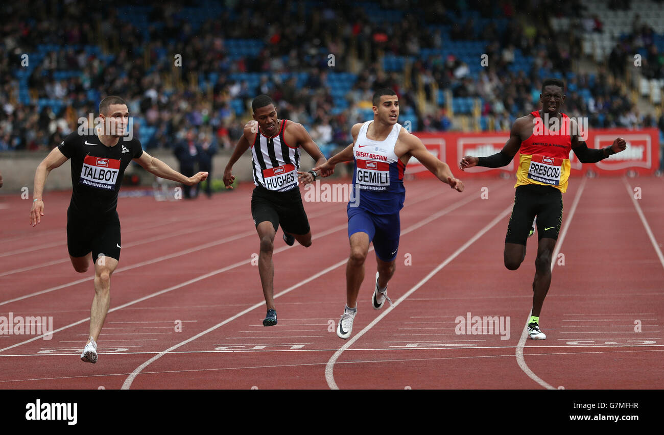 Adam Gemili wins the 200m final during day two of the British ...