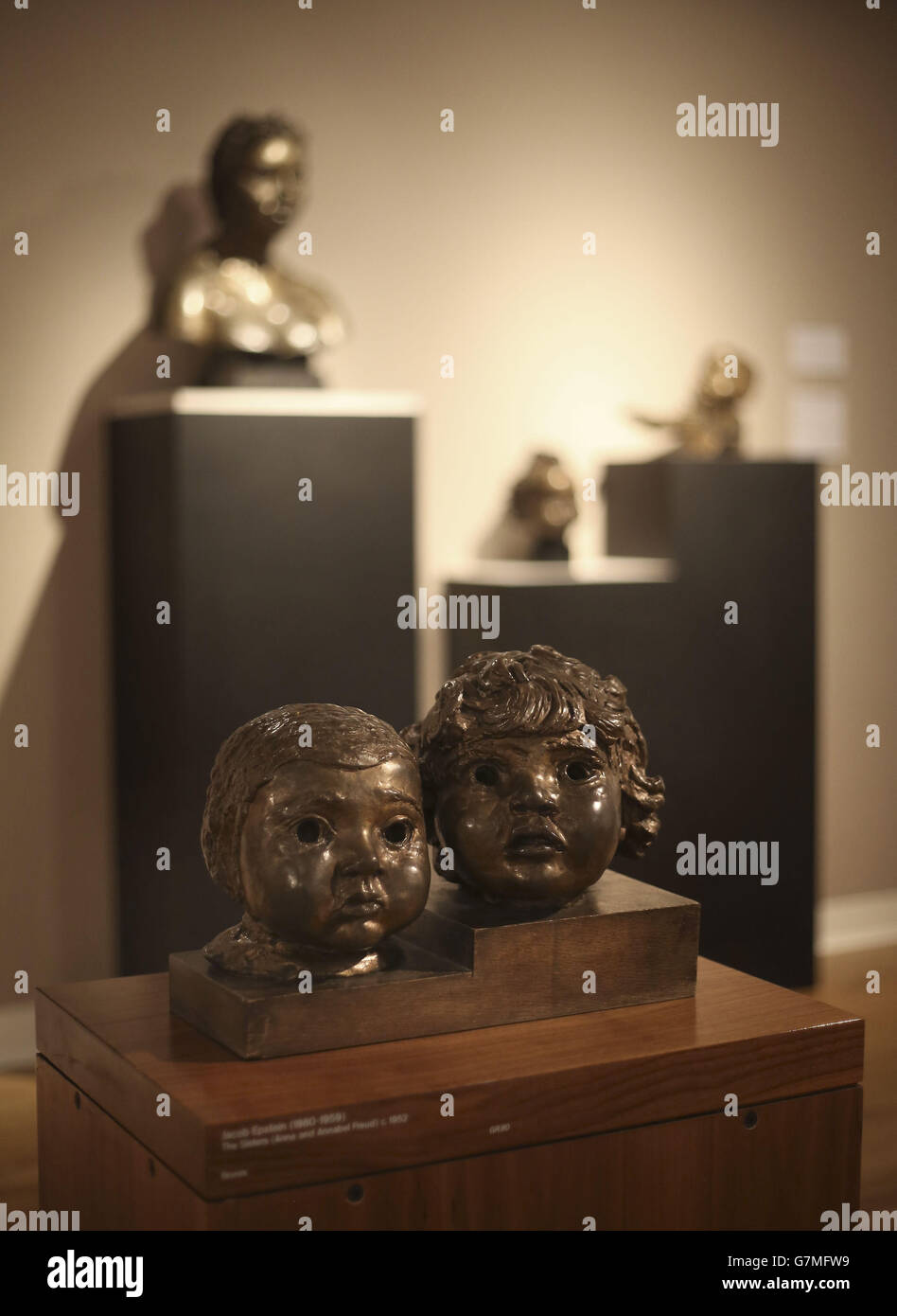 Sculptures at the Babies and Bloomsbury exhibition, which features 22 ...