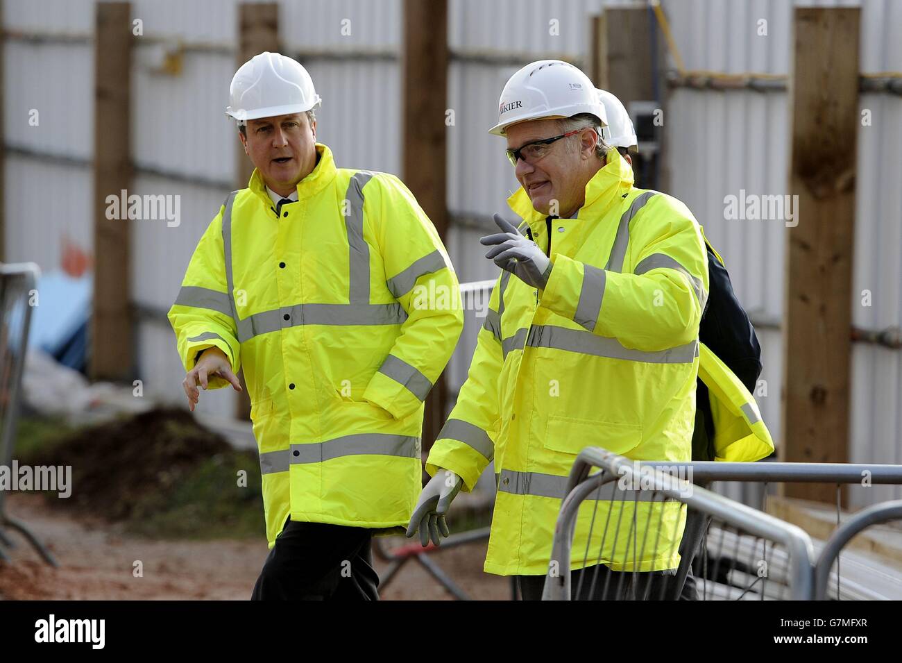 Prime Minister David Cameron arrives for a visit to Exeter Science Park ...