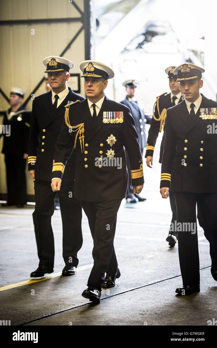 Royal visit to RNAS Yeovilton Stock Photo - Alamy