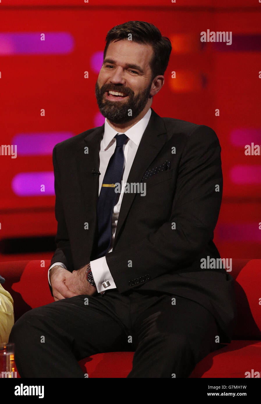Rob delaney filming graham norton show london studios hi-res stock ...