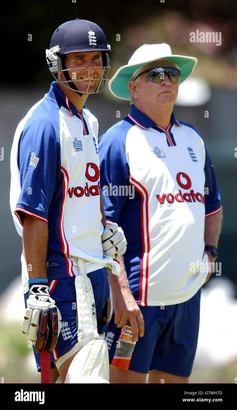 England Cricket Training - Newlands Stock Photo - Alamy