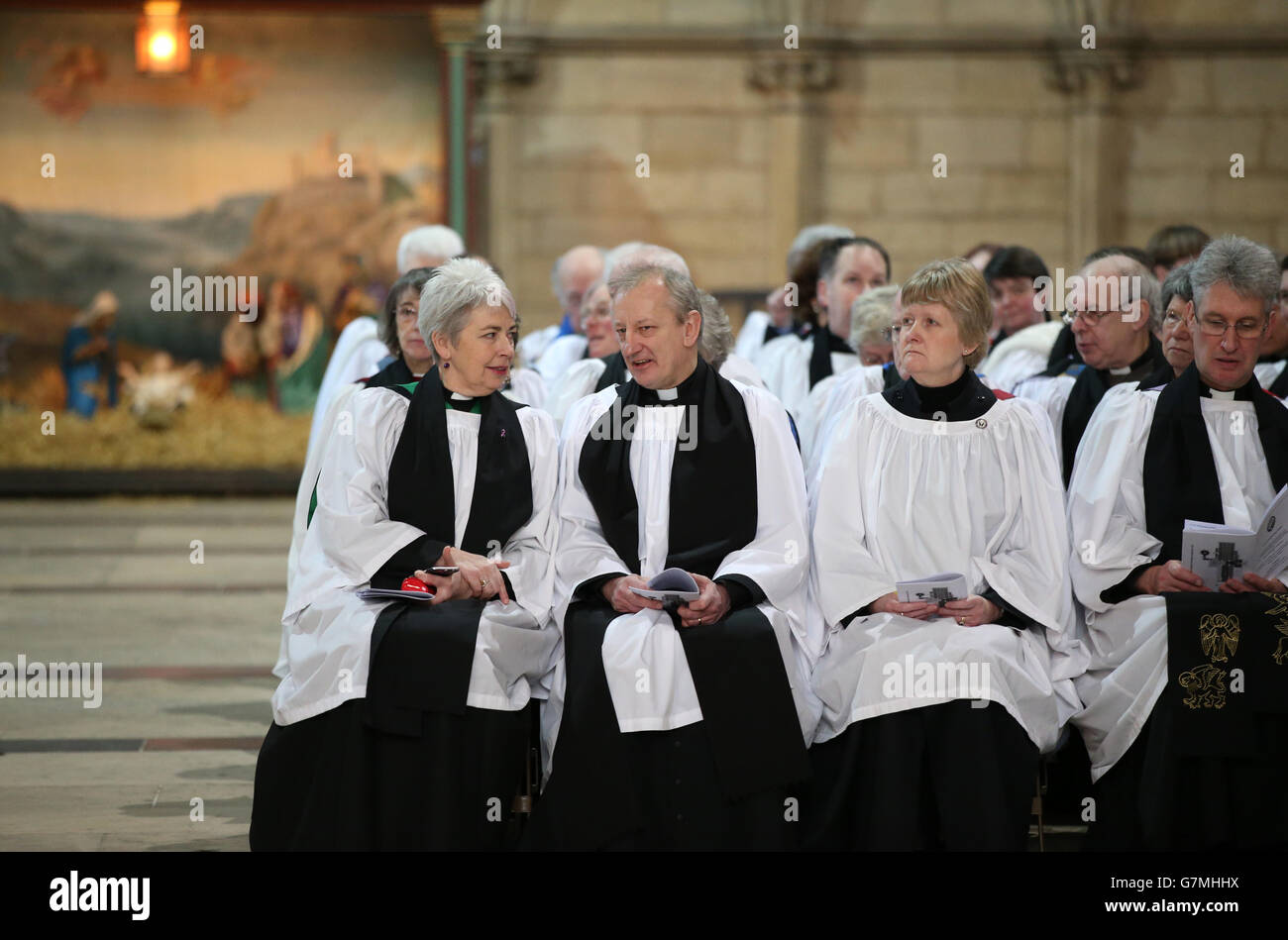 First female Bishop consecration Stock Photo - Alamy