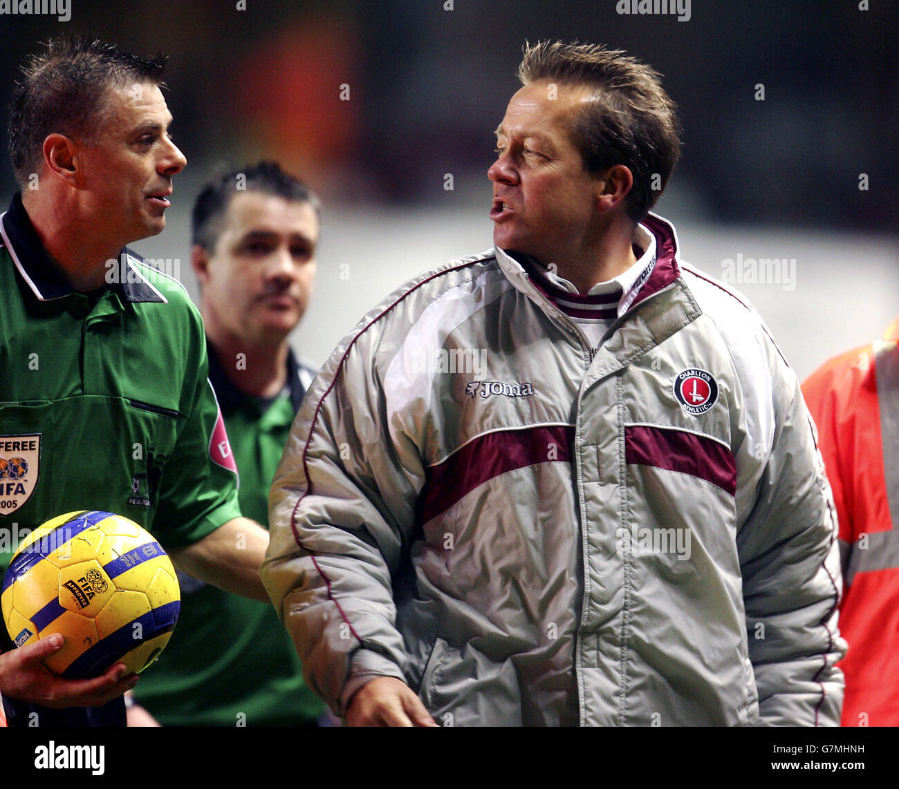 Charlton Athletics Manager Alan Curbishley High Resolution Stock ...