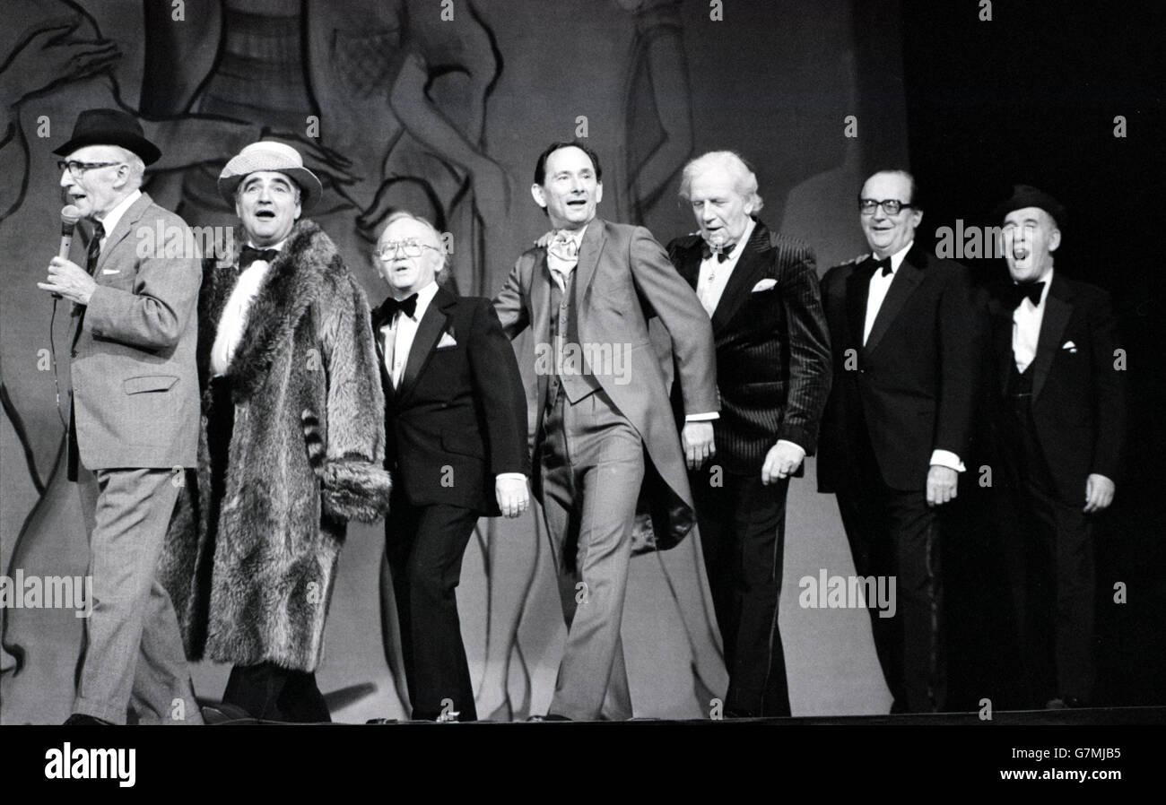 The 'Strolling oldies' (from left): Chesney Allen, Billy Dainty ...