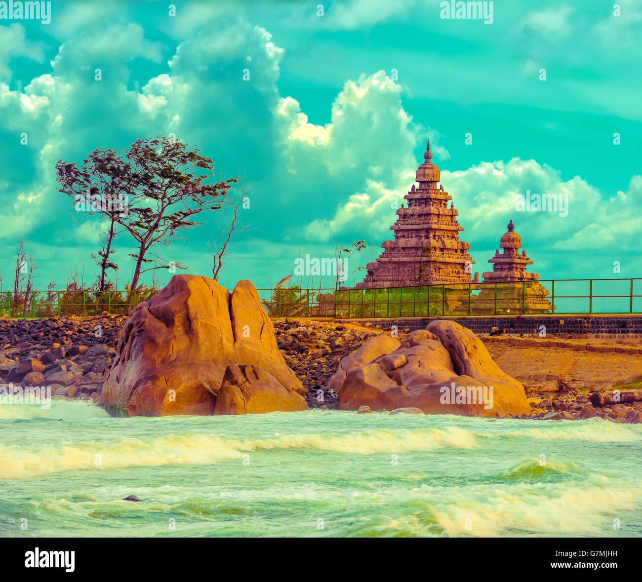 fantastic art design of beautiful landscape monolithic famous Shore ...