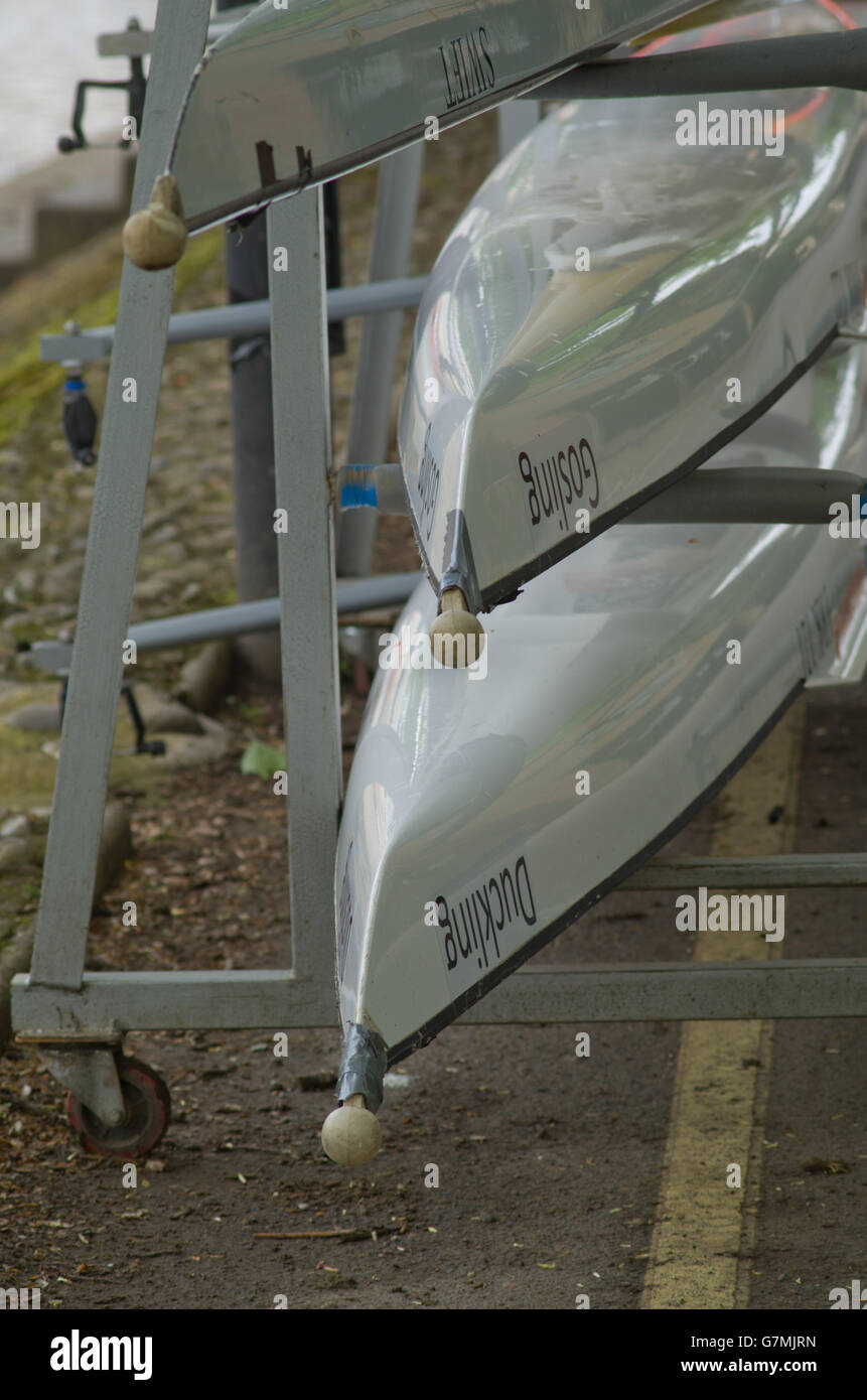 Skiff rowing boat hi-res stock photography and images - Alamy