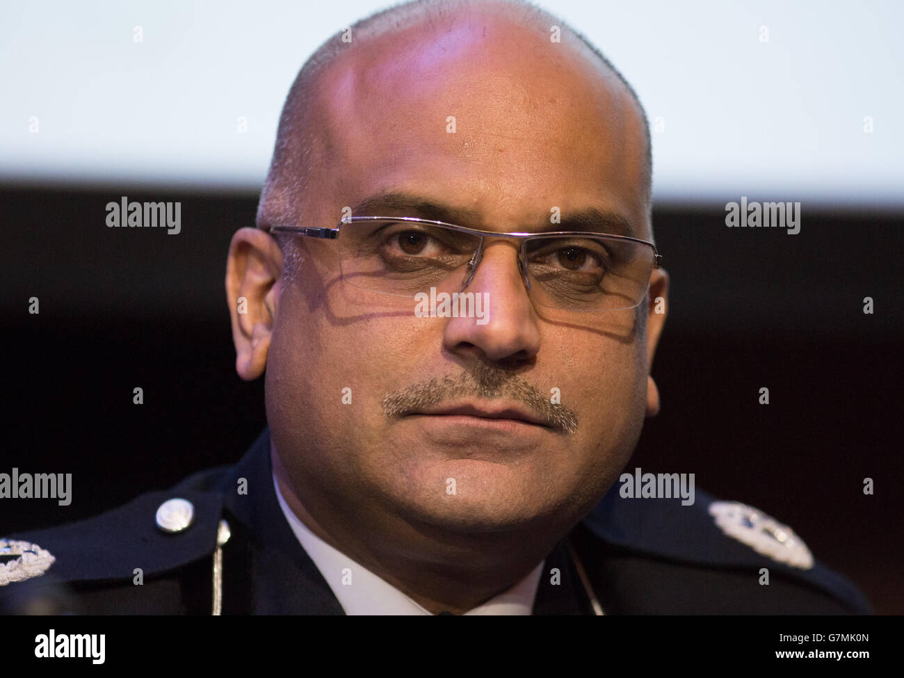 Commander Mak Chishty of the Association of Chief Police Officers at an ...