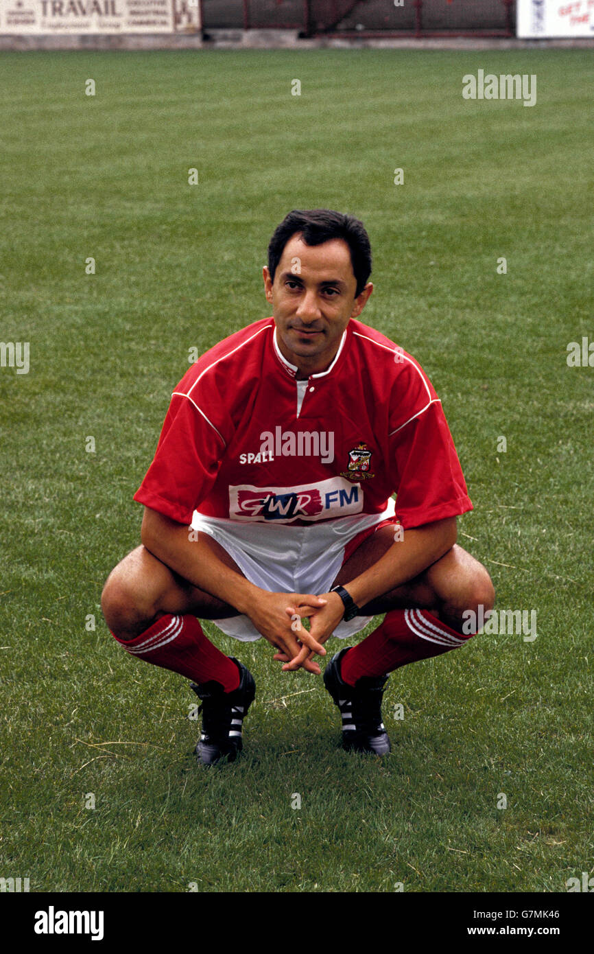 Soccer swindon town photocall hi-res stock photography and images - Alamy