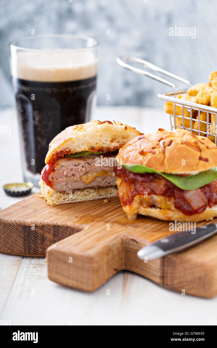 Burger filling hi-res stock photography and images - Alamy