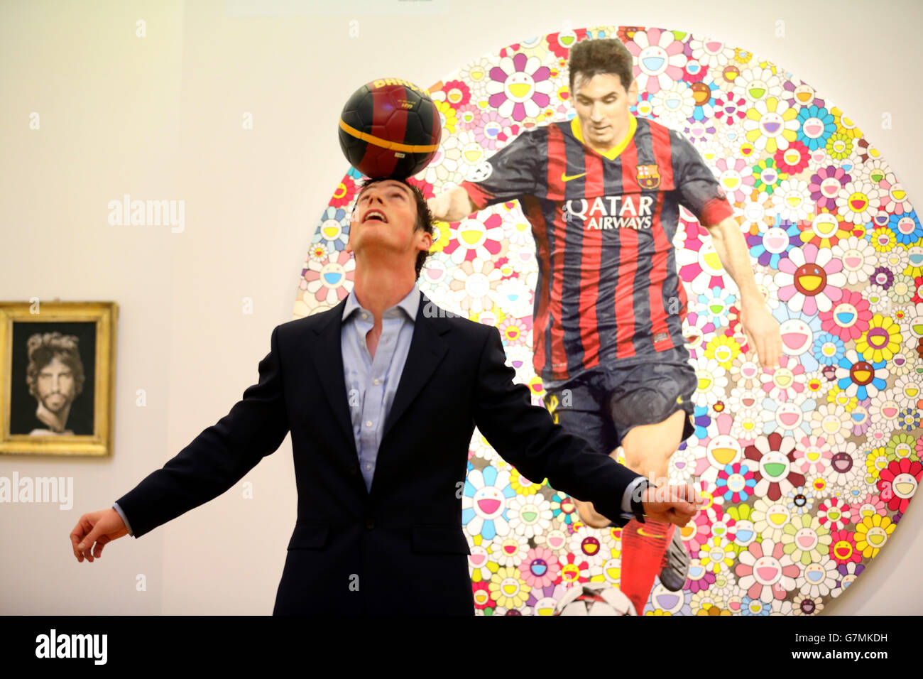 Lionel messi universe of flowers hi-res stock photography and images ...