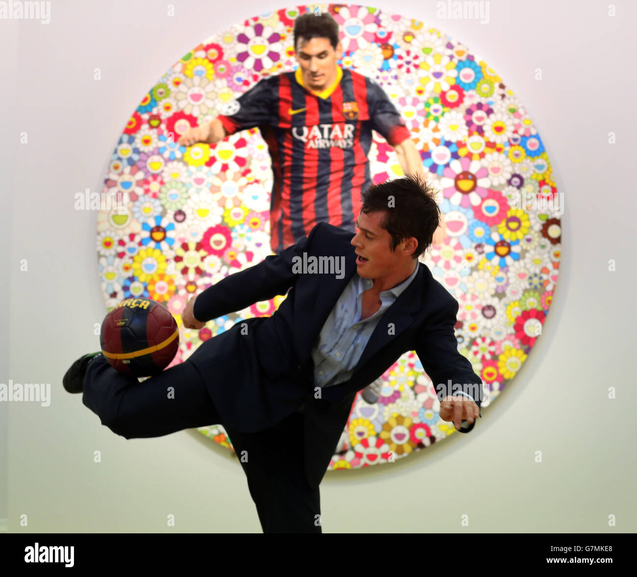 Lionel messi universe of flowers hi-res stock photography and images ...