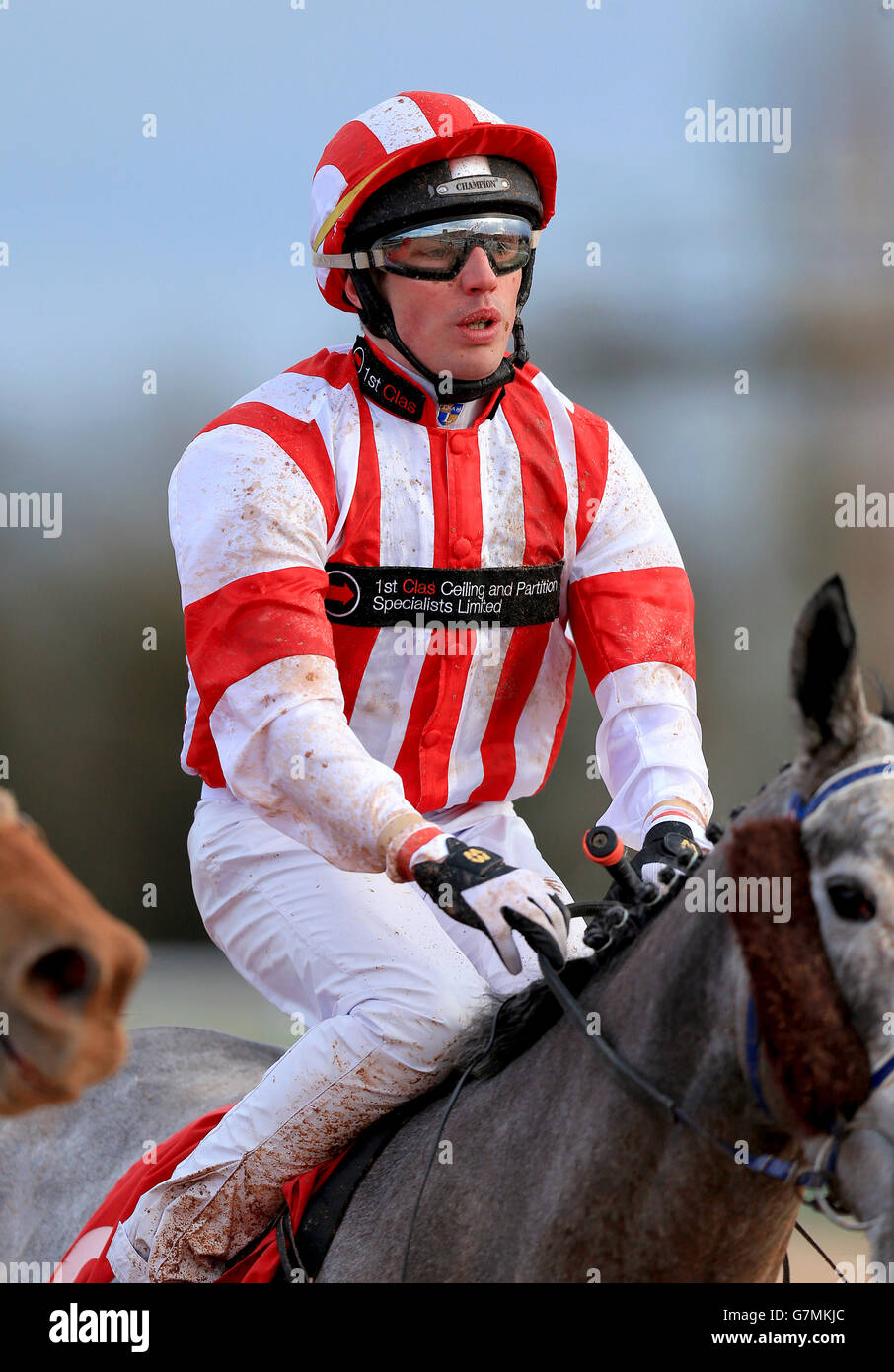 Horse Racing, Southwell. Andrew Elliott, jockey Stock Photo - Alamy
