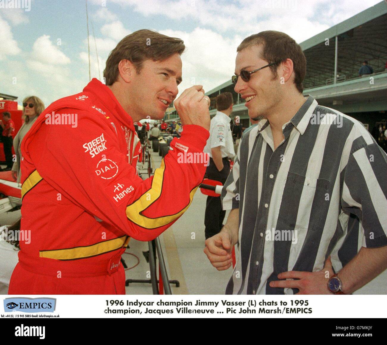 Jimmy vasser and jacques villeneuve hi-res stock photography and images ...
