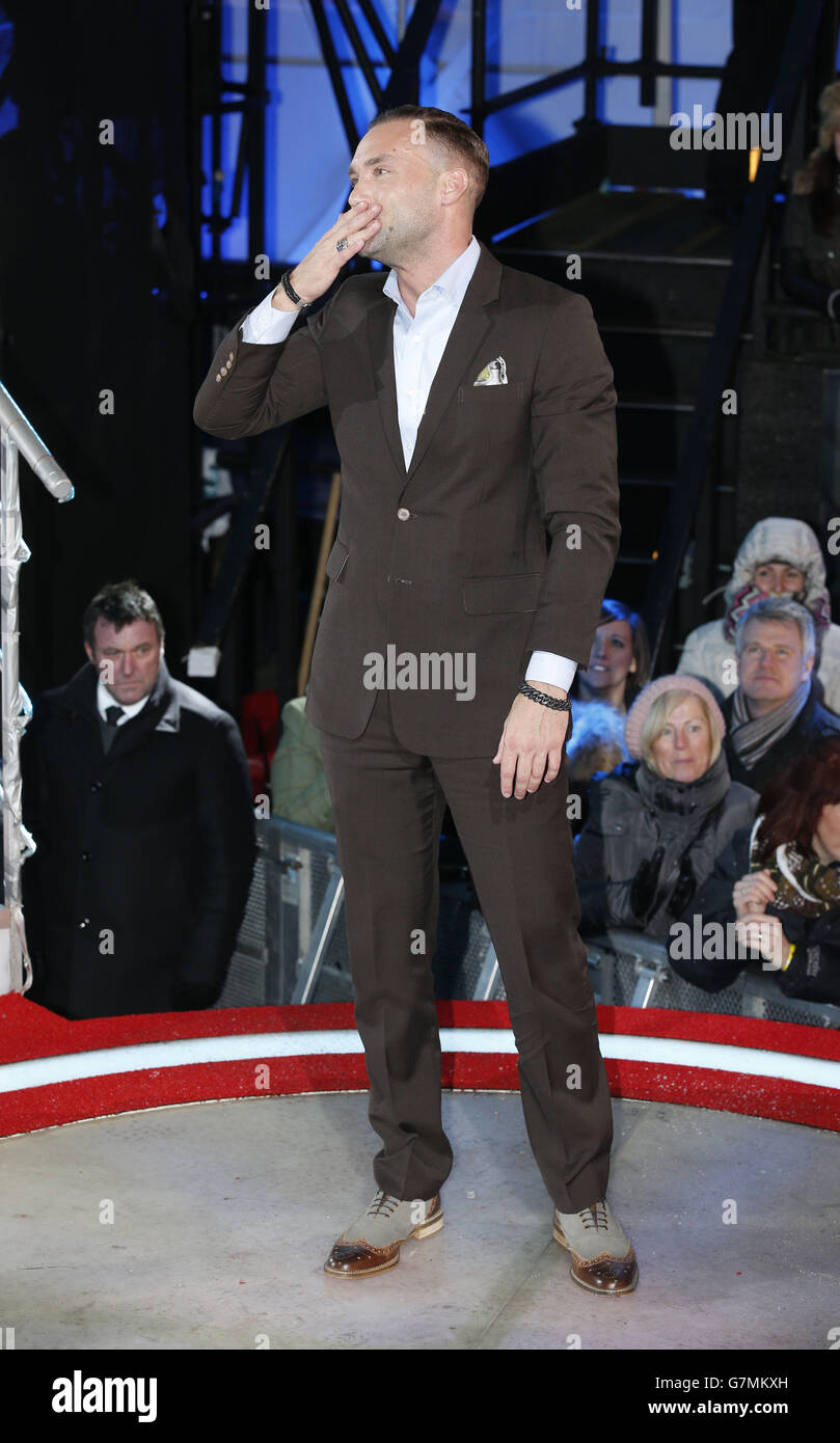 Callum Best is evicted from the Celebrity Big Brother house during the ...