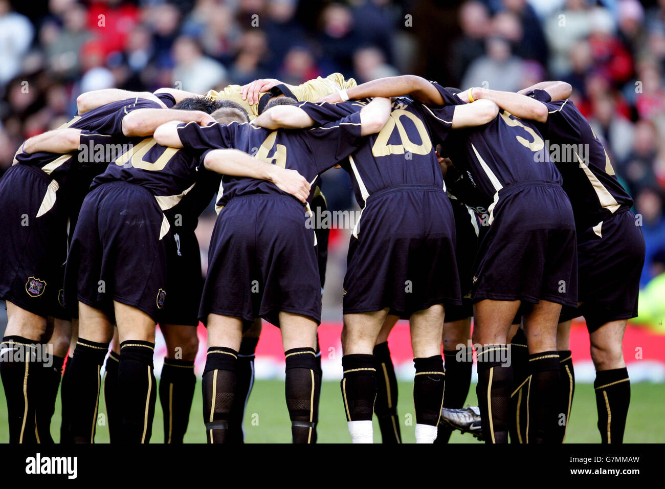 Manchester city huddle hi-res stock photography and images - Alamy