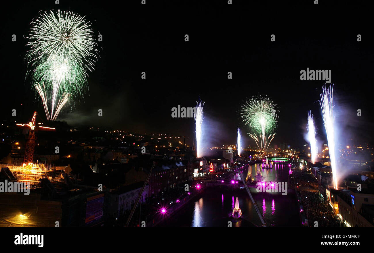 Fireworks mark the official beginning of Cork being the European ...