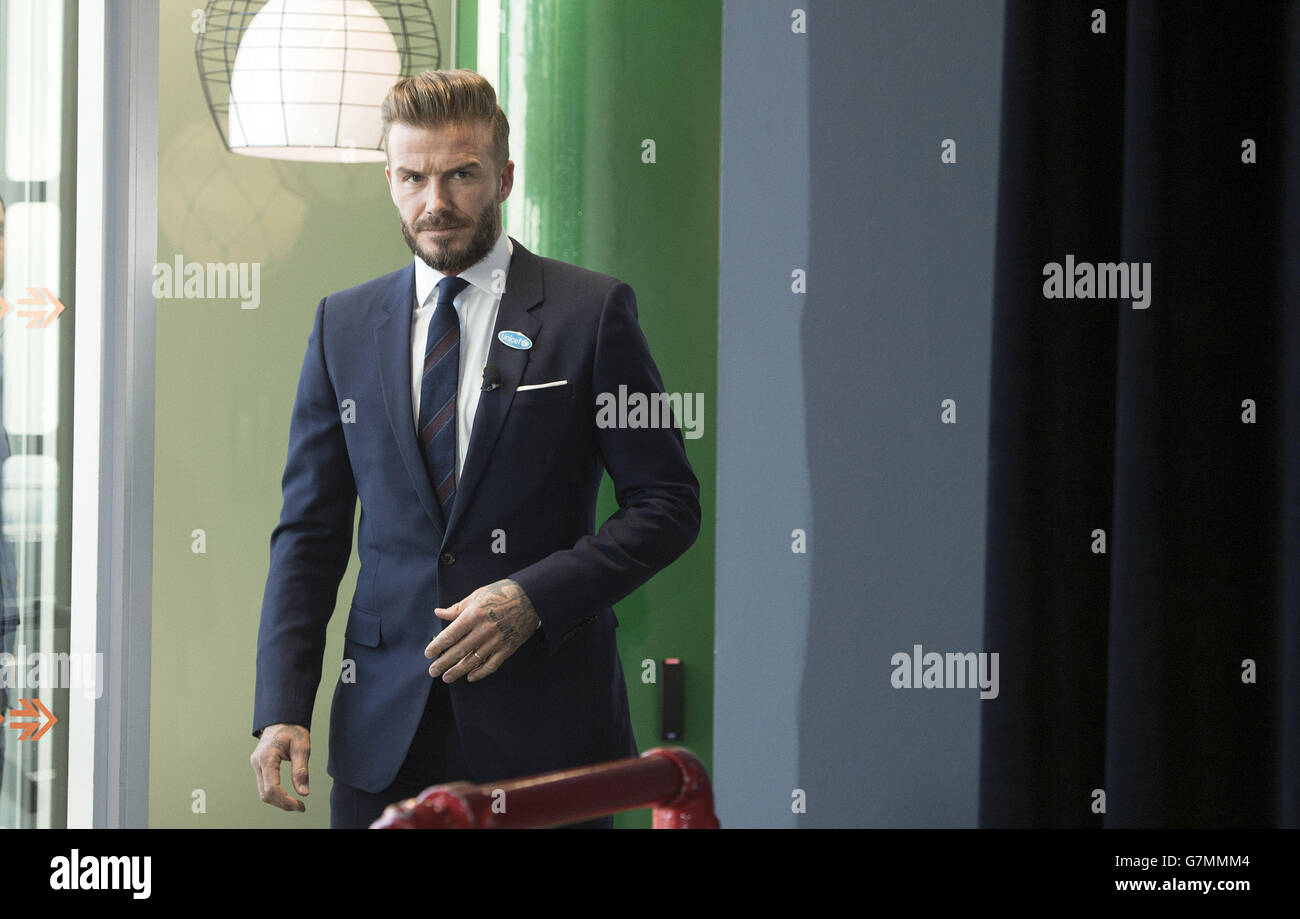 Footballers david beckham a hi-res stock photography and images - Alamy