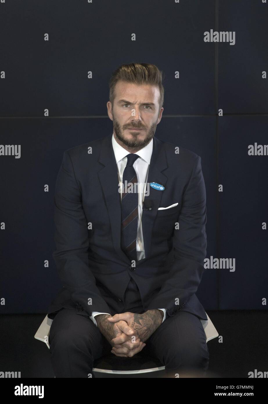 David beckham announces launch humanitarian charity unicefs 7 fund hi ...