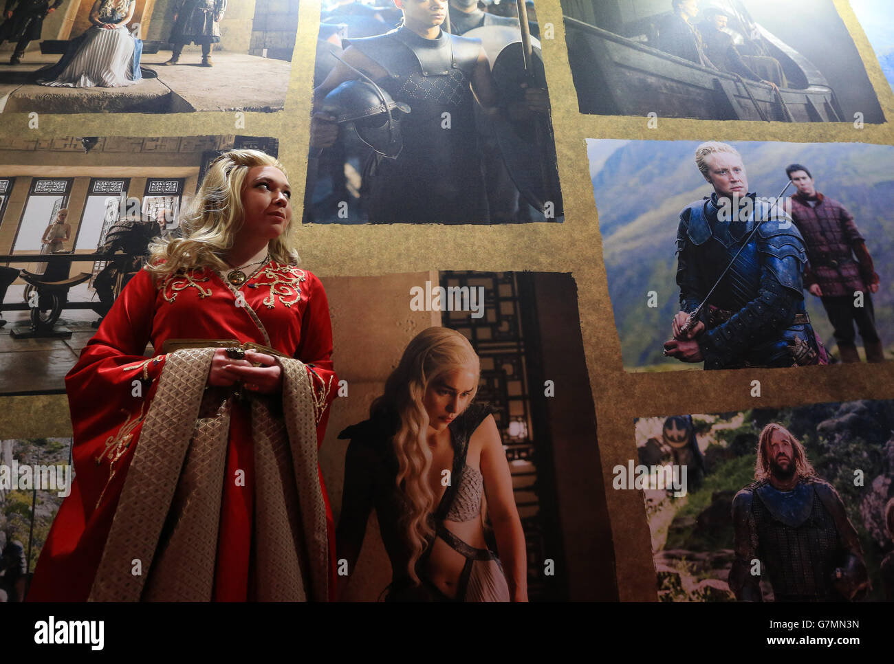 Milly Anderson, fan of the television series Game of Thrones at the ...