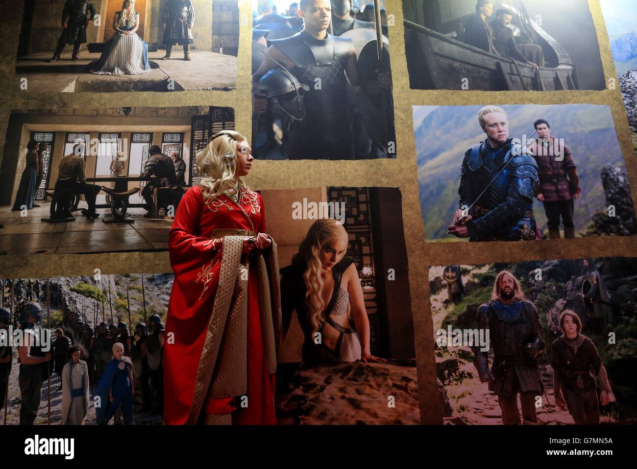 Milly Anderson, fan of the television series Game of Thrones at the ...