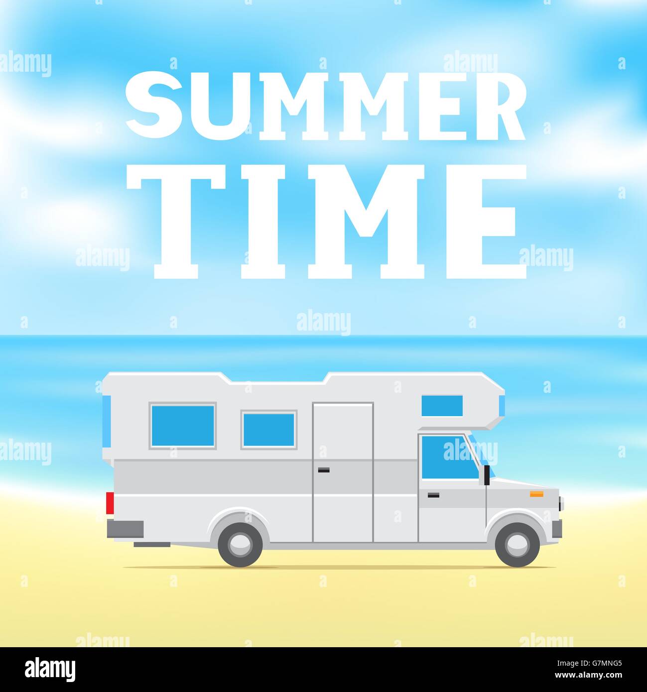 the summer time Stock Vector Image & Art - Alamy