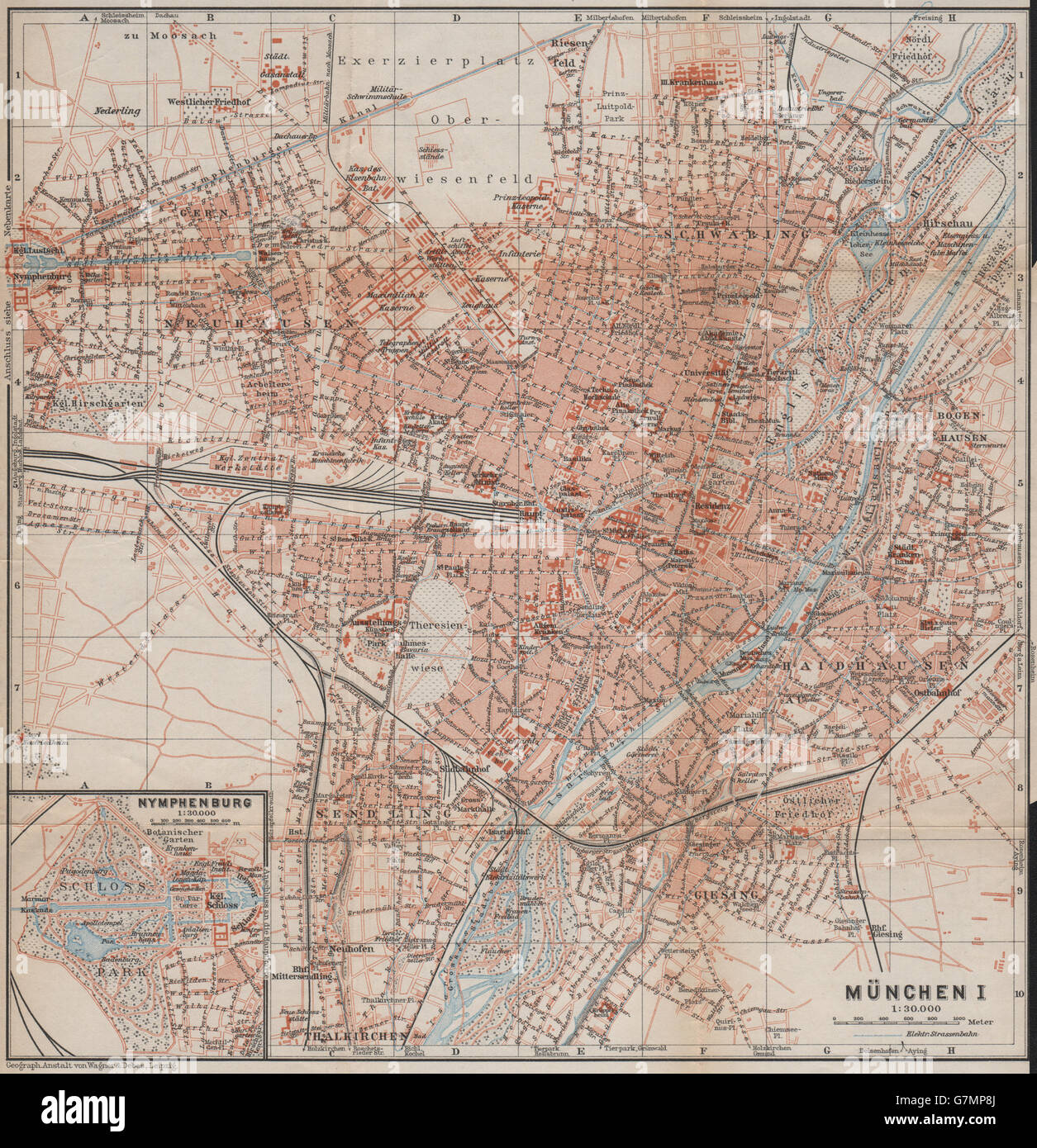 Munich stadtplan hi-res stock photography and images - Alamy