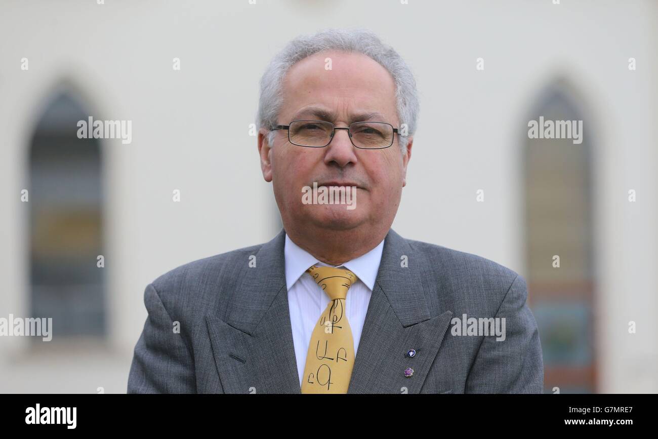 Paul Manook, 64, from Millisle in Co Down, at Shore Street Presbyterian ...