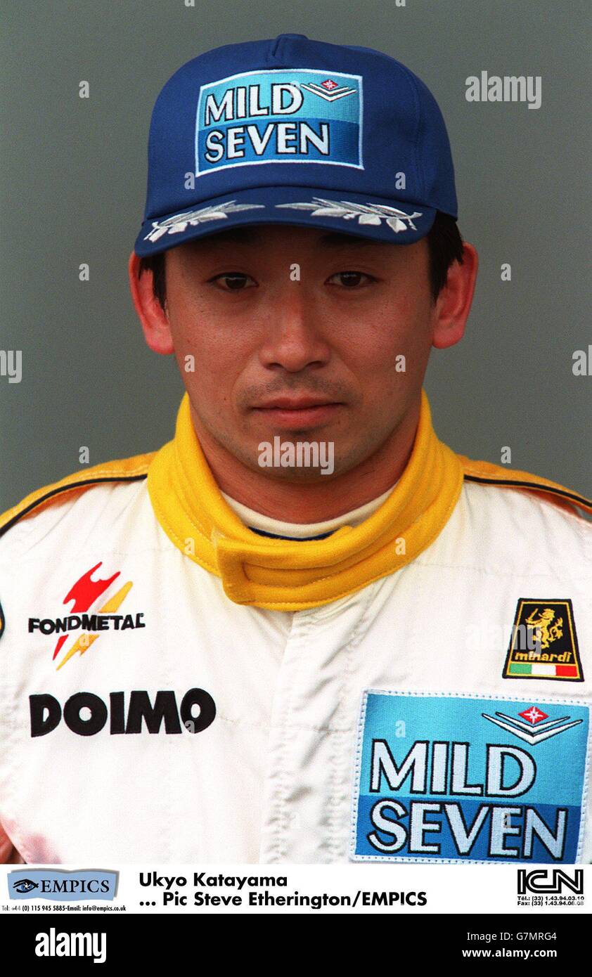 Motor Racing. Australian Grand Prix. Ukyo Katayama Stock Photo - Alamy