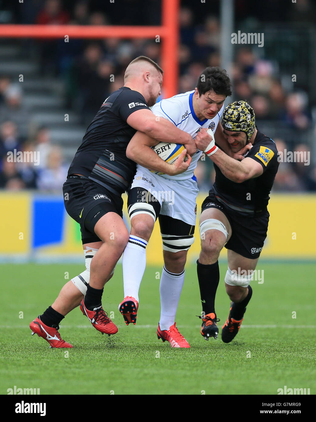 Rugby Union - Aviva Premiership - Saracens v Bath - Allianz Park Stock ...