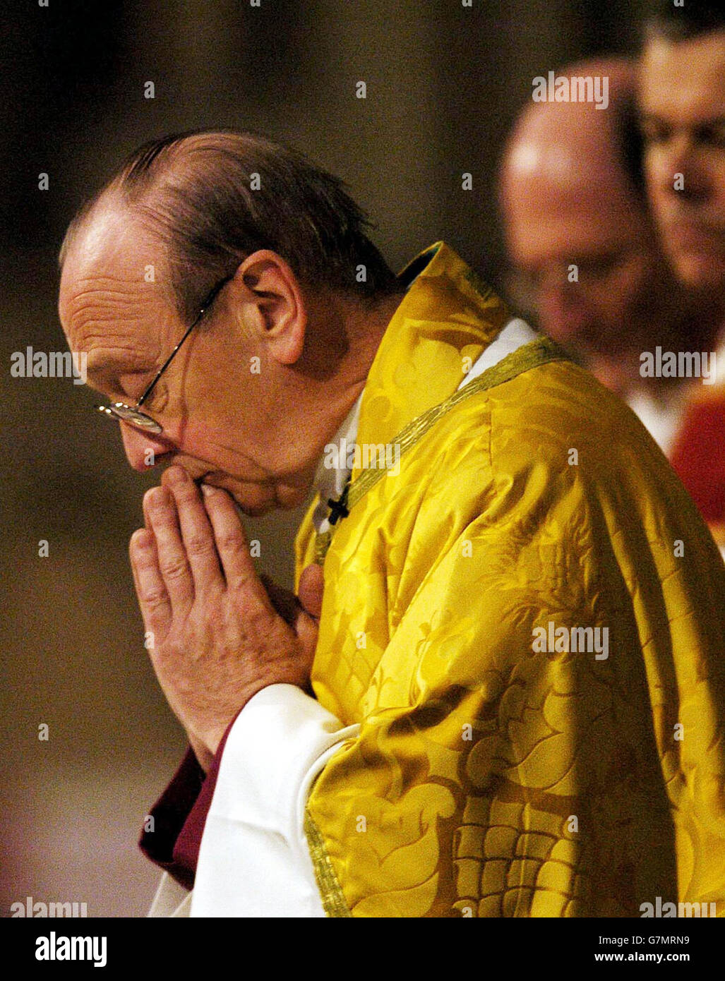Final day for the Archbishop of York Dr David Hope - York Minster Stock ...